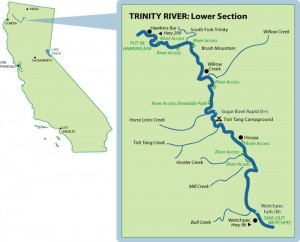Trinity River Mile-By-Mile Map